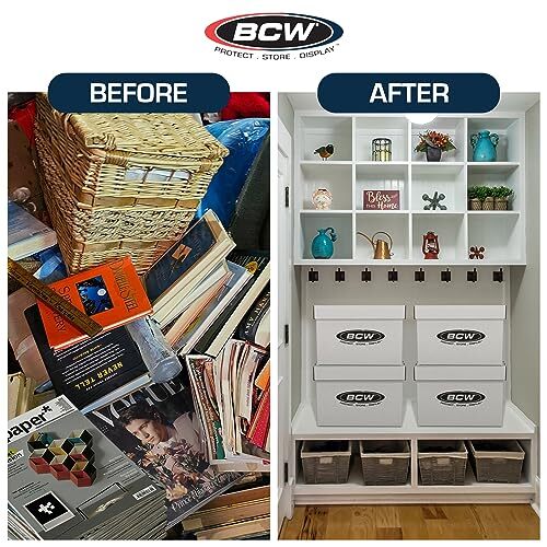 BCW Magazine/Document Storage Box - 1-Pack | Cardboard Box for File ...