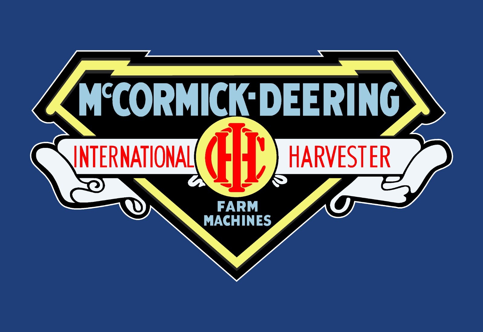 McCormick - Deering 1927 Vintage - Emblem International Harvester ...