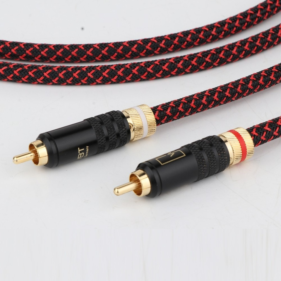 HiFi Audio 5N OFC RCA Interconnect Cable Extension Cord With WBT ...