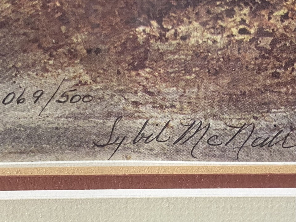 Professionally Framed Ltd Ed Print of Rural Farm Scene by SYBIL McNEILL ...