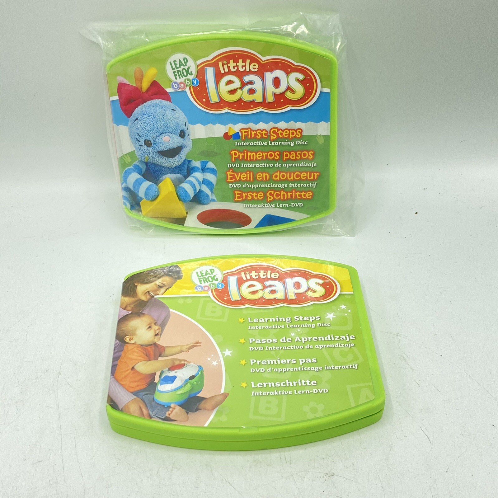 Leapfrog Baby Little Leaps for Learning System Lot of 2 DVD's Leap Frog ...