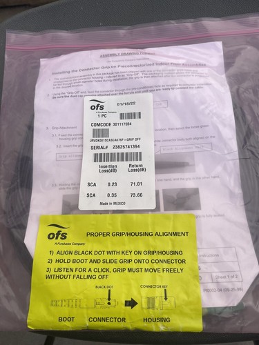 OFS Fiber Optic Cable 75ft | eBay