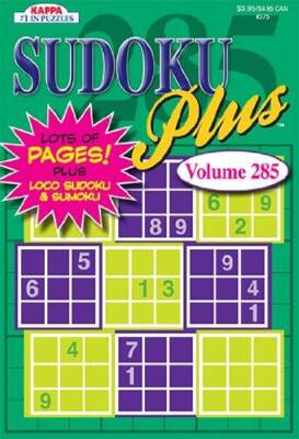 Sodoku Plus Volume 285 - Paperback By Kappa Books Publishers - GOOD | eBay