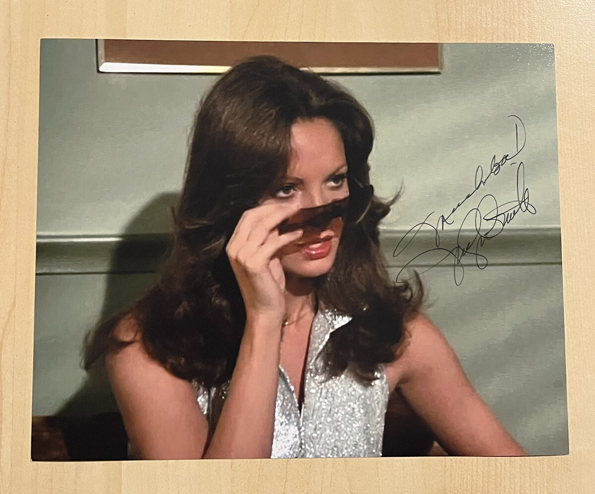 JACLYN SMITH HAND SIGNED 8x10 PHOTO ACTRESS CHARLIES ANGELS SEXY ...