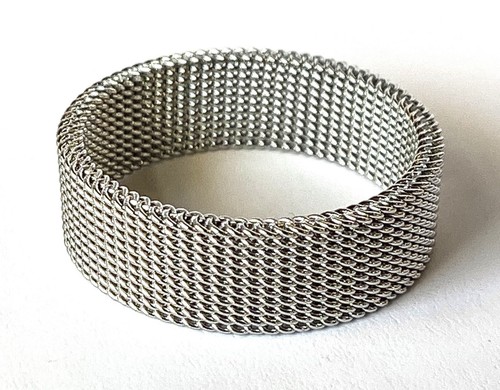 Stainless Steel Flexible Screen Ring Band Size 5,6,7,8,9,10,11,12,13 ...