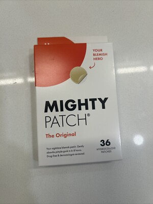 Mighty Patch Hydrocolloid Acne 12mm Absorbing Spot Dot Patches - 36 ...