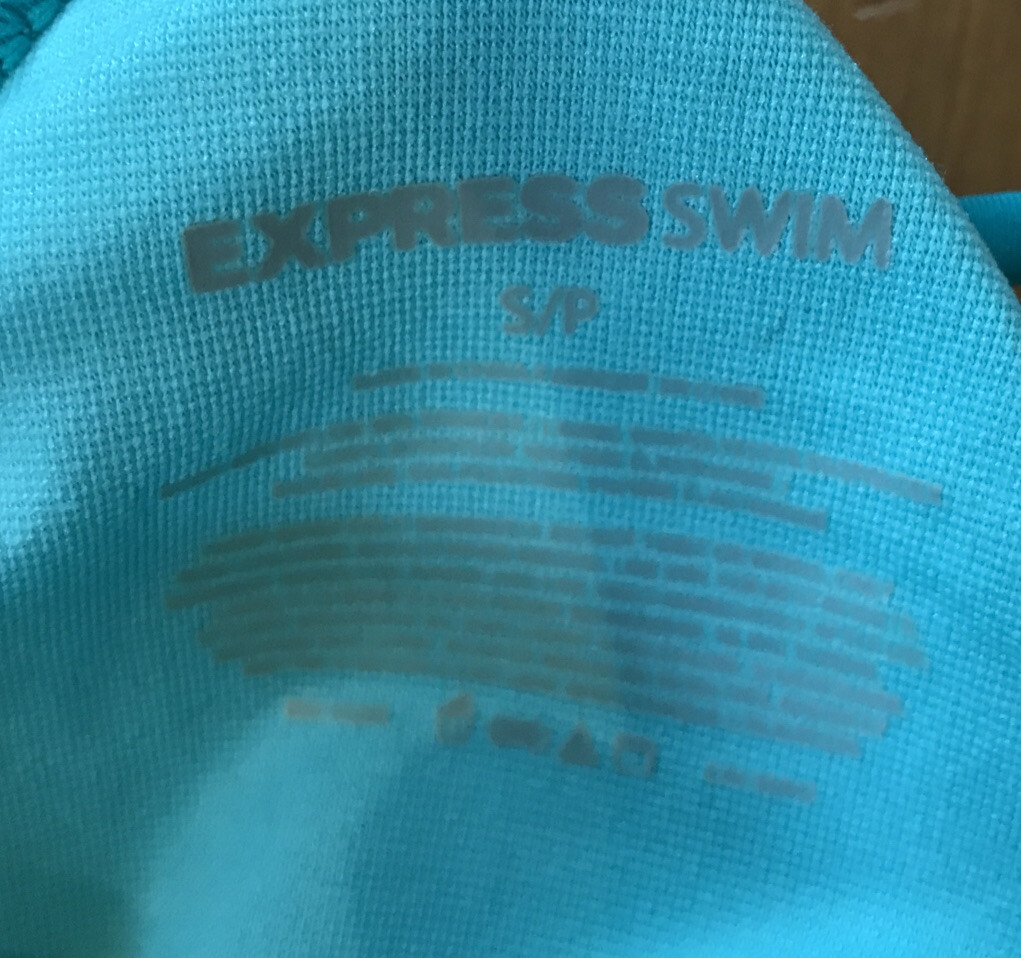 Express Swim Teal Turquoise Blue Bikini Swimsuit Top … - Gem