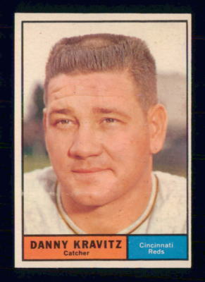 1961 TOPPS BASEBALL # 166 DANNY KRAVITZ INV J7955 | eBay