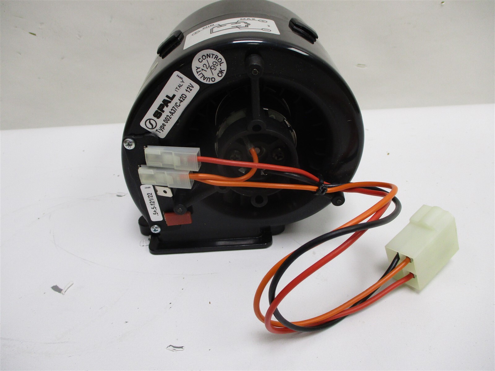 84092172 FITS CASE SPAL HEATER BLOWER MOTOR 002-A37/C-42D WOLFLE 323000 ...