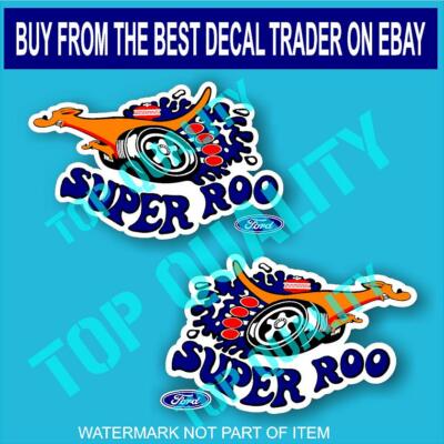 VINTAGE SUPER ROO DECAL STICKER VINTAGE HOT ROD RAT ROD GT HO DECALS ...