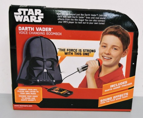Disney Star Wars Darth Vader Voice Changing MP3 Player Boom Box Sound ...