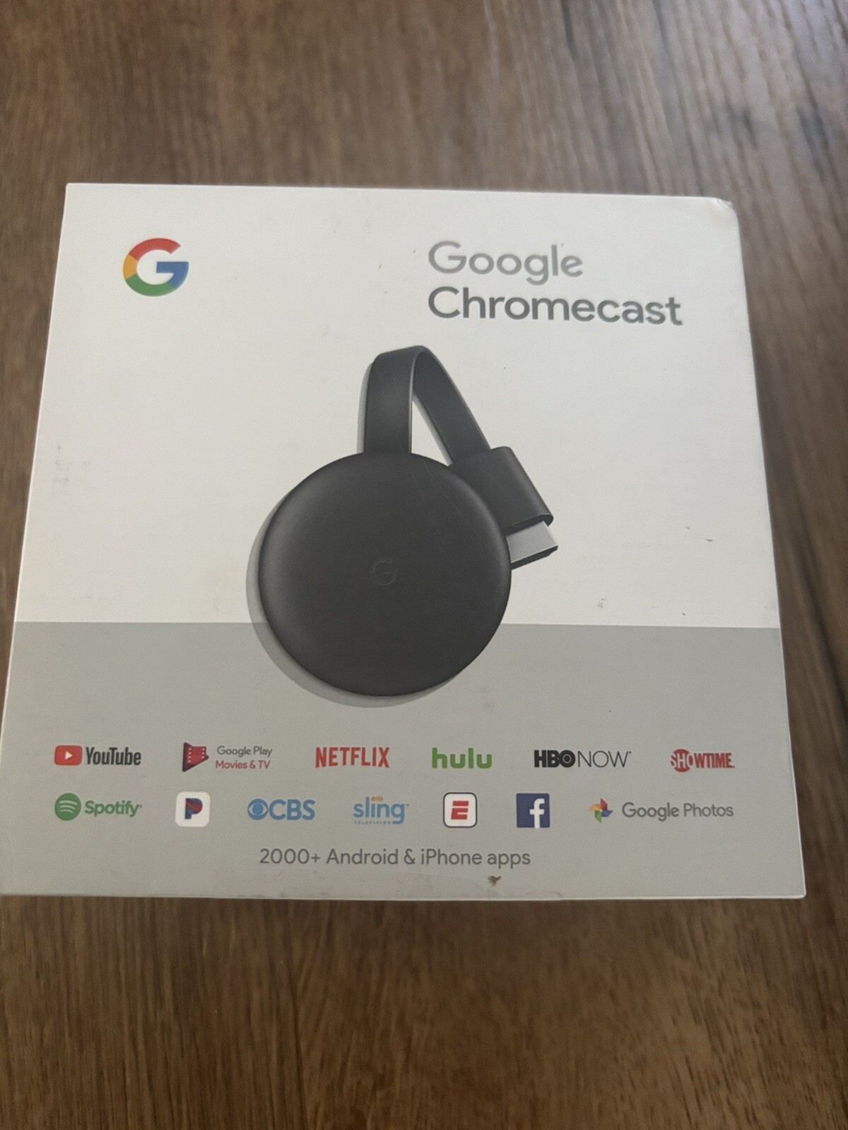 Google Chromecast (3rd Generation) HDMI Media Streamer Genuine New