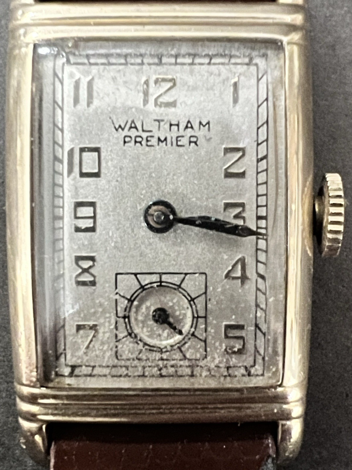 Vintage Waltham Premeir 10K Gold Filled Wrist Watch 19.5mm W/ Original ...