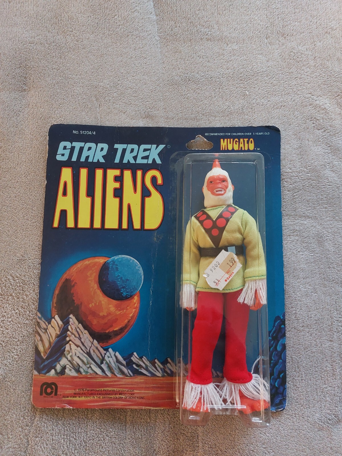 1975 Mego STAR TREK ALIENS MUGATO Figure New Sealed | eBay