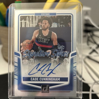 CADE CUNNINGHAM - 2024-25 Donruss Basketball Autograph SS-CUN Pistons ...