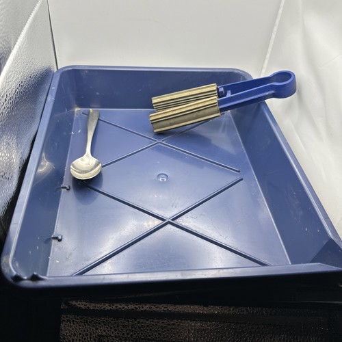 Lot of 2 Blue Darkroom Print Trays + Tongs & Spoon – Photo Developing ...