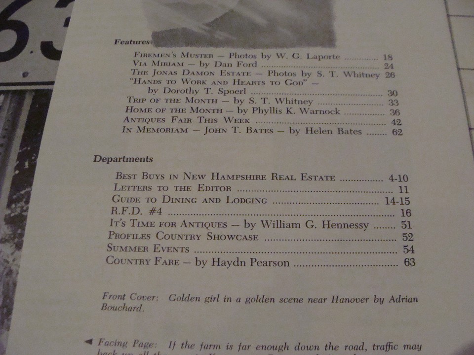 HIGH GRADE Magazine: NEW HAMPSHIRE PROFILES july 1962; 64pgs - | eBay