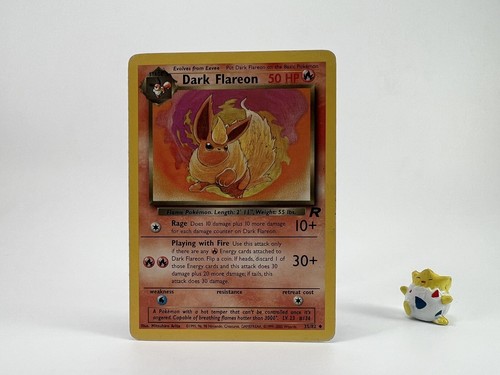 Dark Flareon Team Rocket 35/82 Nm – Non-Holo Rare Pokemon TCG | eBay