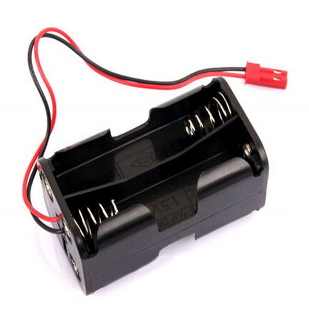 6V Receiver Battery Box AA Pack Case with JST Connector for RC Car Toys ...
