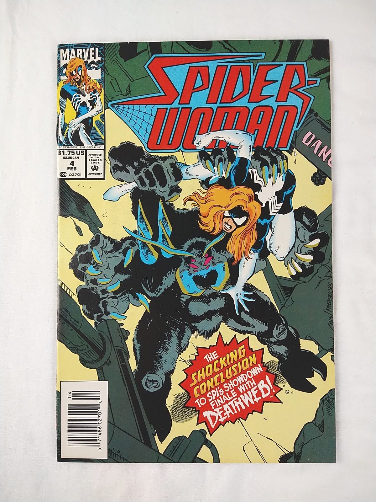Spider-Woman #4 Rare Newsstand VF (1994 Marvel Comics) Jessica Drew | eBay