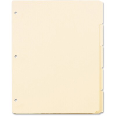 Oxford 5-Tab Index Tabs, Manila | eBay