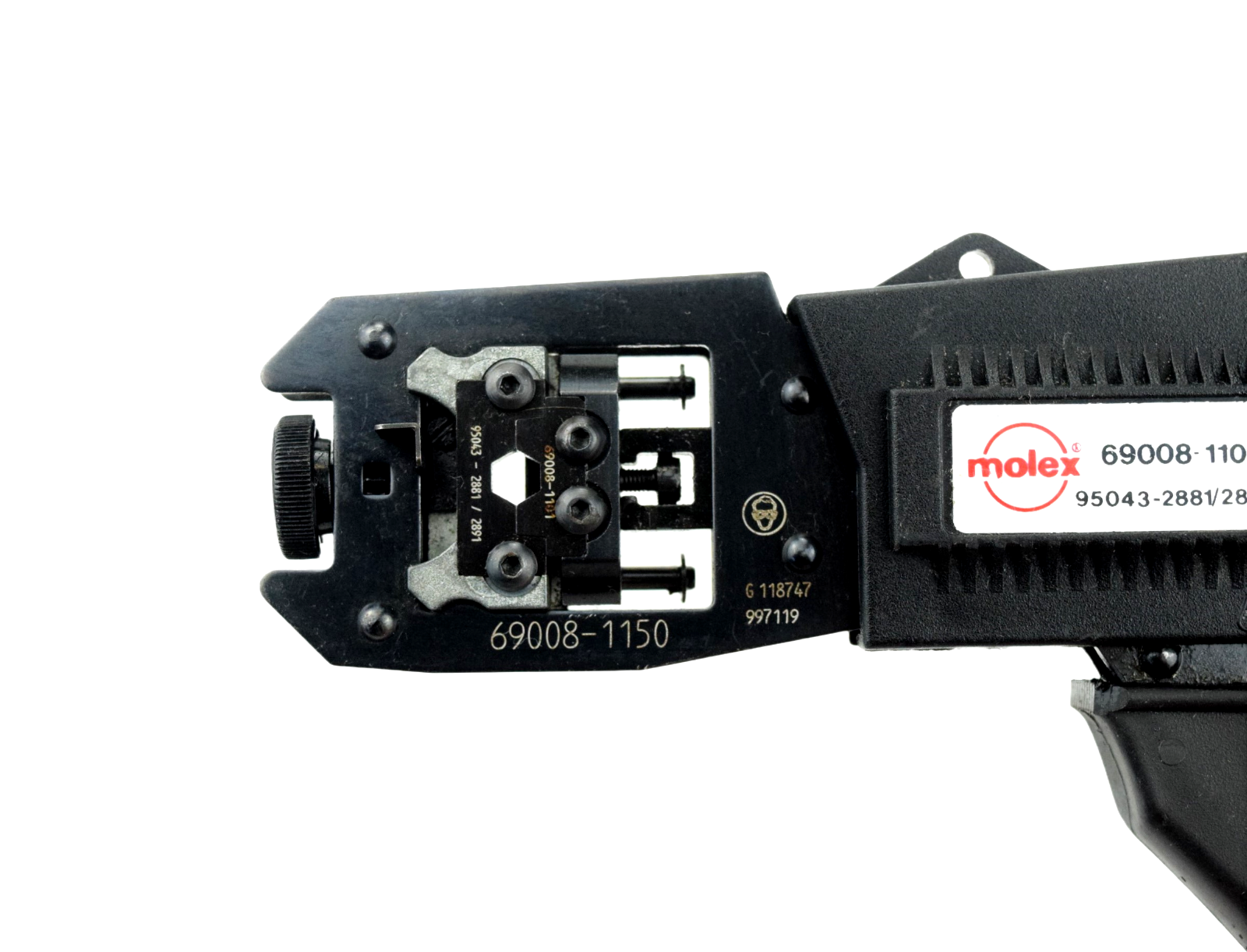 Hand Crimp Tool Parallel Action Crimping Tool - Telecom Plug | Molex ...