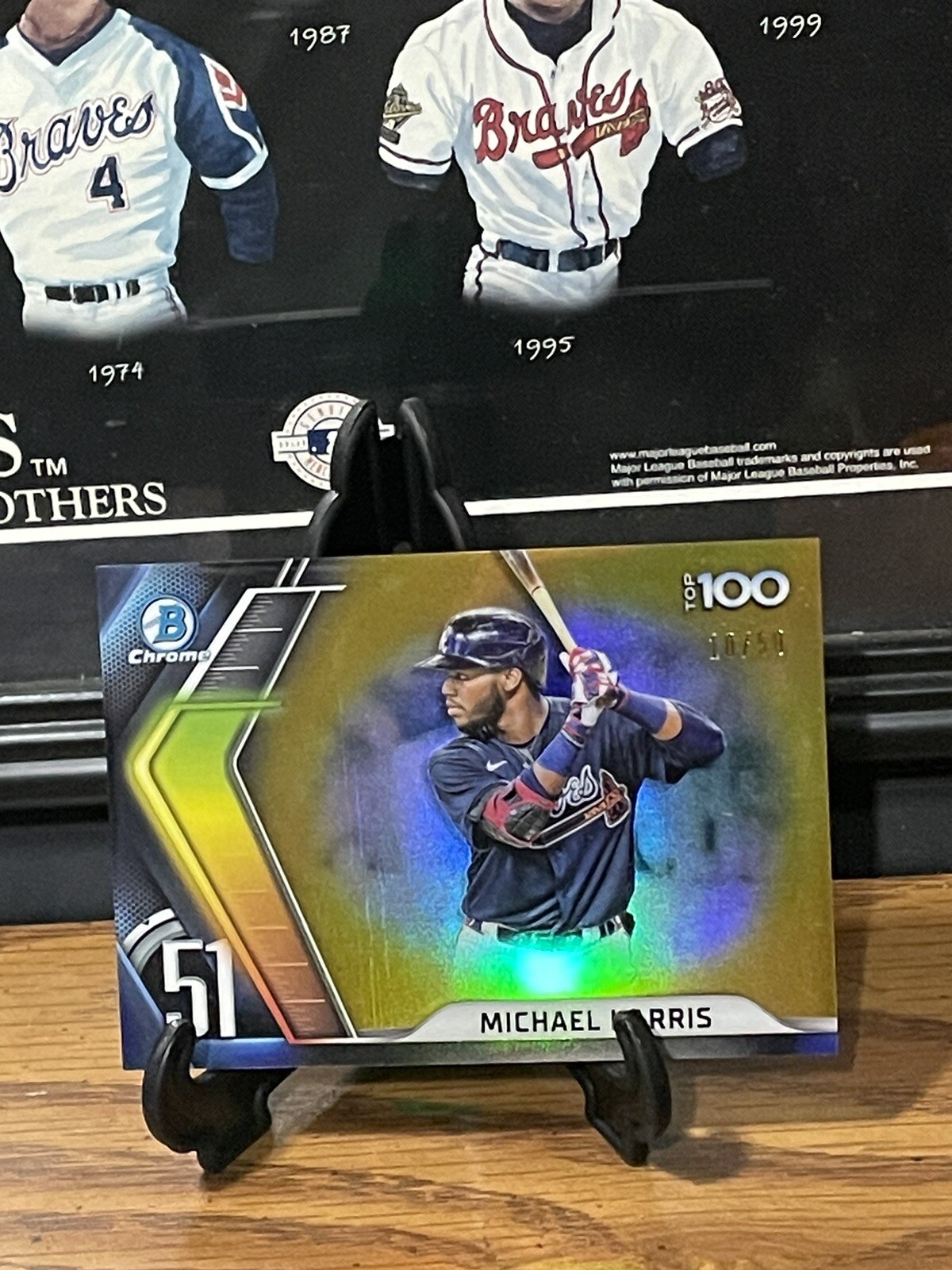 2022 Bowman - Bowman Scouts Top 100 Gold Refractor #BTP-51 Michael ...