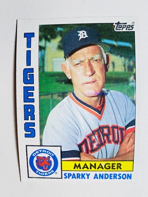 1984 TOPPS #259 SPARKY ANDERSON NM-MT MLB BASEBALL CARD | eBay