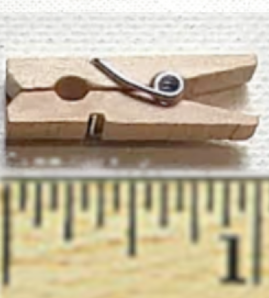 Clothespins ~Metal Spring Loaded ~Wooden Laundry Line ~Choose Size | eBay