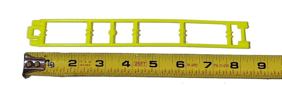 18 NEW K'NEX Neon Yellow Roller Coaster Track Pieces 8" Micro Parts 2 ...