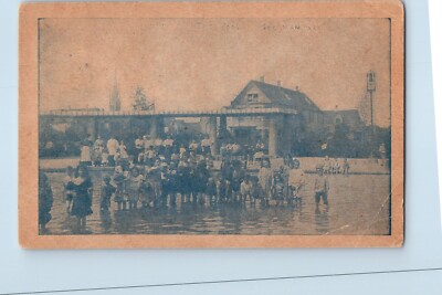 Sherburne New York Postcard Sherman Park The Pool Children 1909 Antique ...