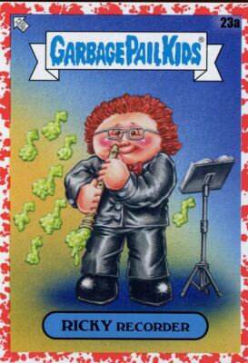 Garbage Pail Kids Late To School Blood Nose Red [75] Sticker 23A RICKY ...
