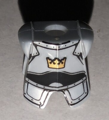 LEGO 2587pb19 Armor Breastplate with Leg Protection Fantasy Era Crown ...