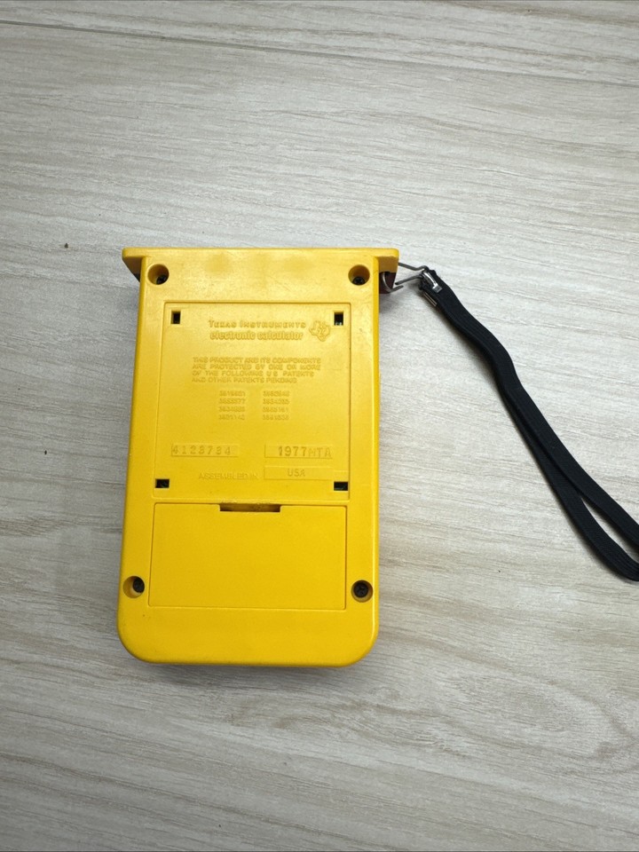 Vintage Texas Instruments Little Professor Calculator Game, 1976 Needs ...