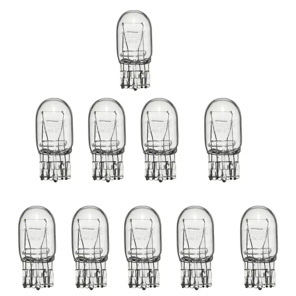 501 BULB 10x Pack SIDE LIGHT NUMBER PLATE PUSH IN CAR CAPLESS TAIL ...