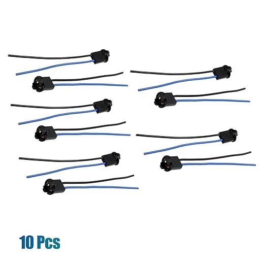 10pcs Car DC 12V T10 168 194 Wedge Instrument Dash Light Bulb Twist ...