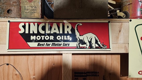 Sinclair sign vintage metal Lot Of 3 | eBay