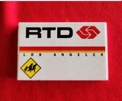 SCRTD and Rapid Transit District Los Angeles Logo Magnets | eBay