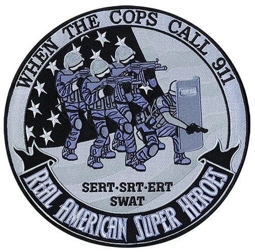 POLICE SWAT SERT SRT ERT SUPER HEROES 5" EMBROIDERED PATCH | eBay