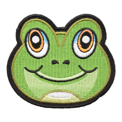 Freddy The Green Frog Patch, Animals Patches | eBay