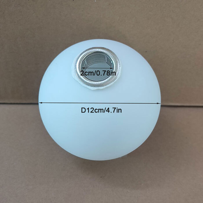 White Globe G9 Glass Shade Replacement with Thread for G9 Lamp Screw ...