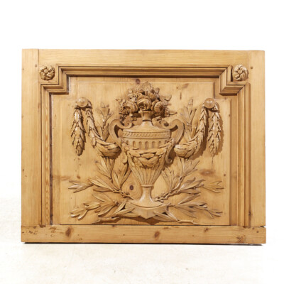 French Regency Style Relief Carved Wood Panel | eBay