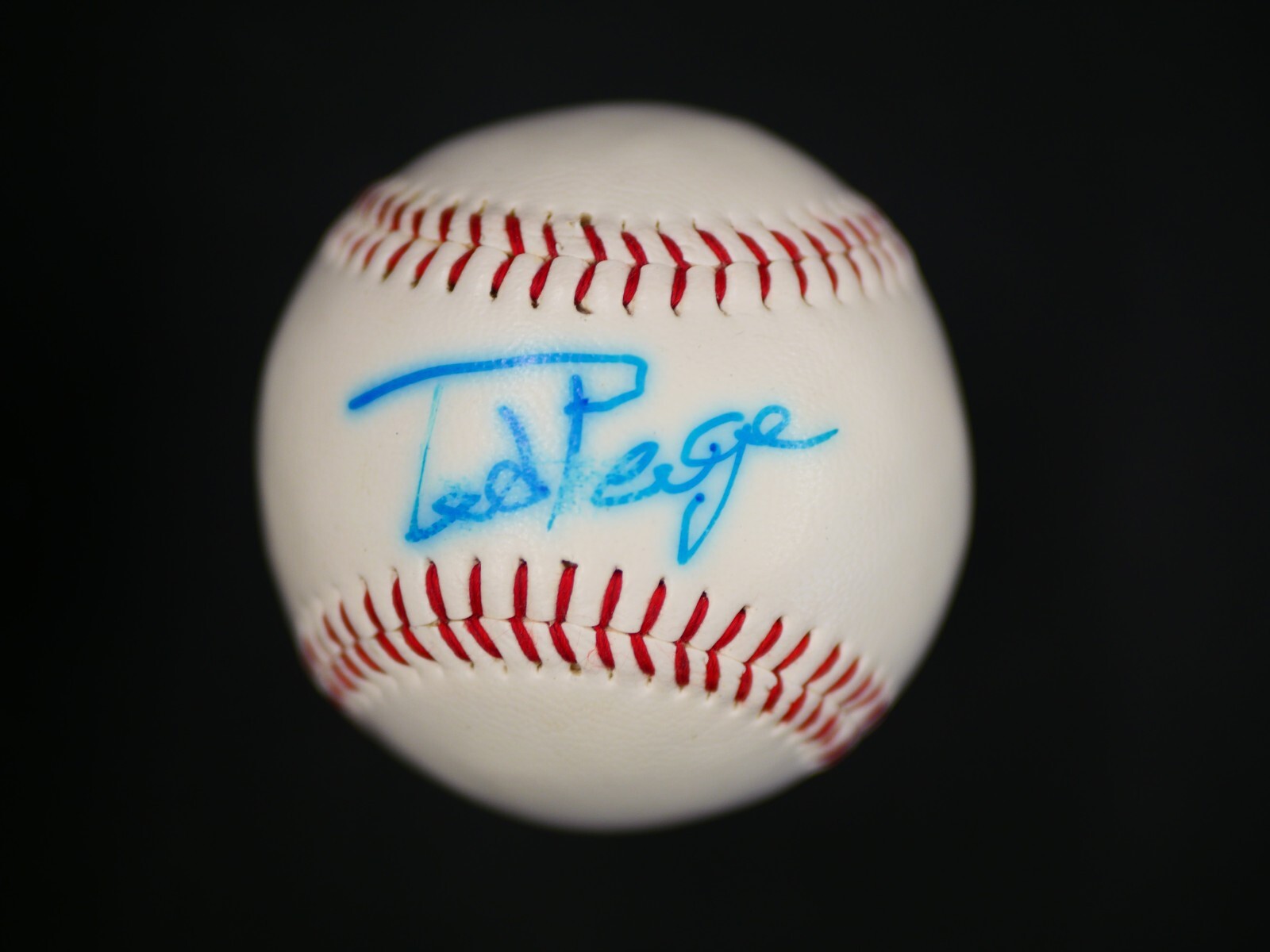 TED PAGE SIGNED OFFICIAL MAJOR LEAGUE BASEBALL - NEGRO LEAGUER | eBay