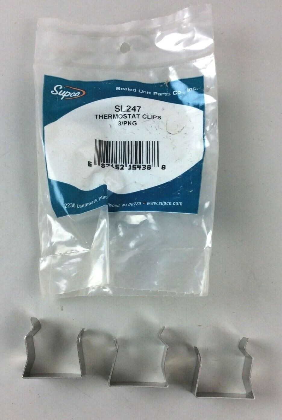 SUPCO OEM SL247 Exact Replacement Appliance Thermostat Clips (3 Pack ...