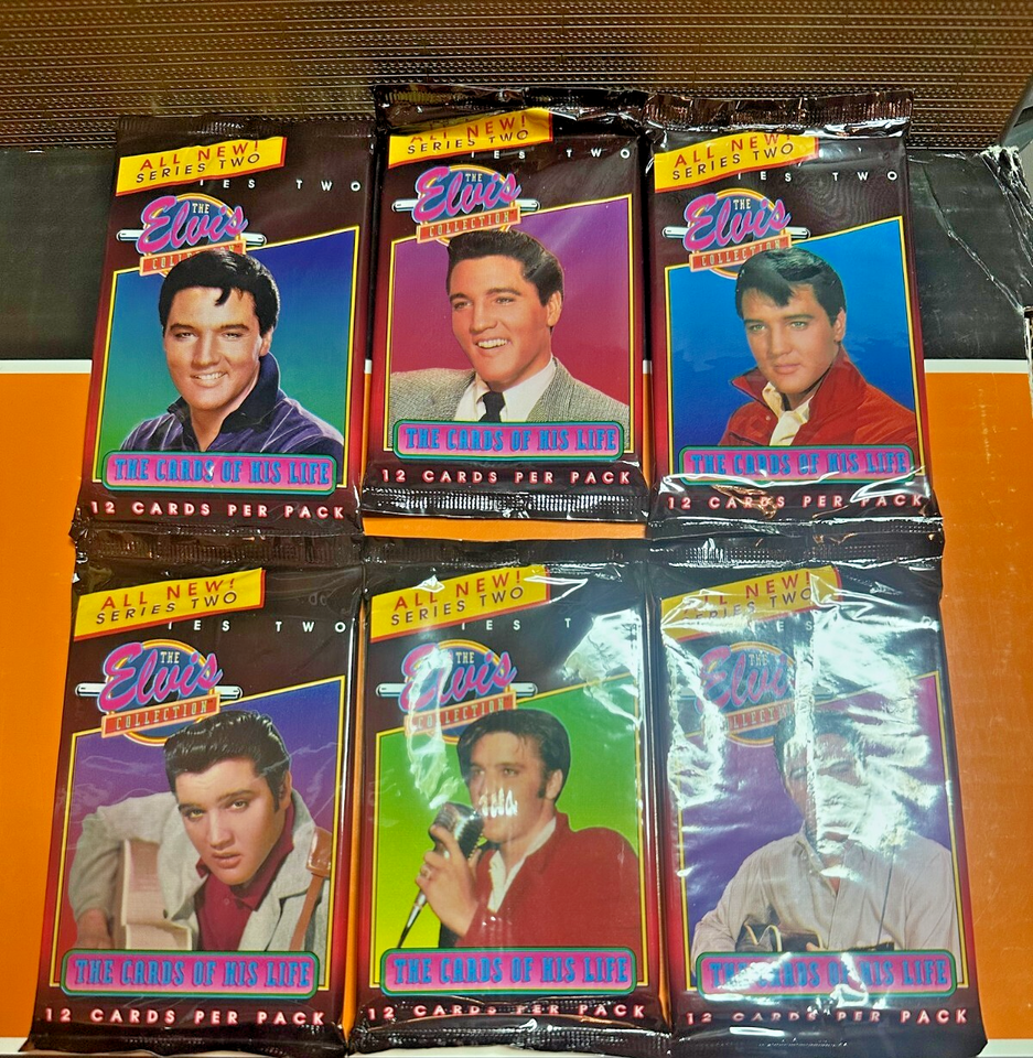 The Elvis Presley Collection Series 2 Music Trading Cards 6 Packs ...