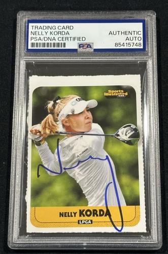 NELLY KORDA Signed 2020 Sports Illustrated SI CARD KIDS AUTO ...