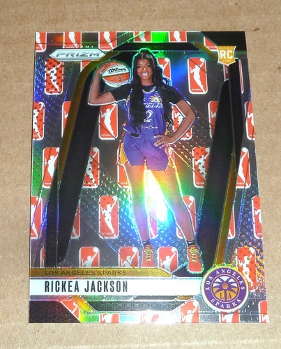2024 PRIZM WNBA LOGO RICKEA JACKSON RC Rookie # 144 Sparks | eBay
