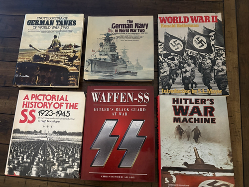 Lot of 6 WWII History Books, German Military and SS | eBay