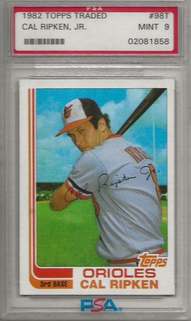 1982 Topps Traded #98T Cal Ripken Jr. - RC Rookie HOF - PSA 9 MINT | eBay