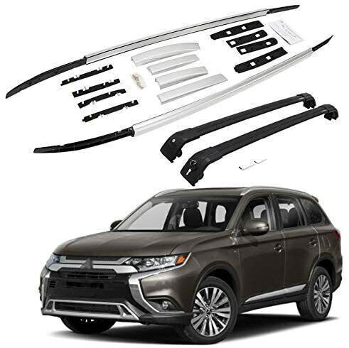 4Pcs Cross Bar Crossbars Roof Rail Rack Fits for Mitsubishi Outlander ...